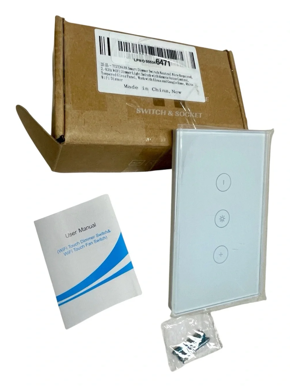 TOZENVAN | Other | Tozenvan Smart Wifi Touch Dimmer Switch White Alexa ...